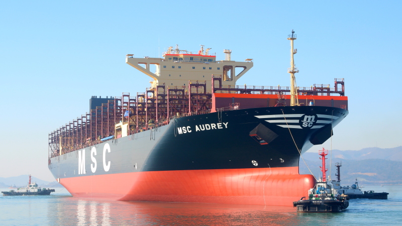 MSC AUDREY - Container / Suezmax